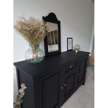 Buffet style industriel noir