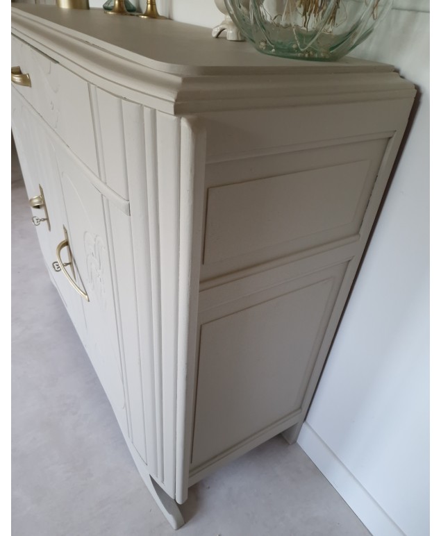 Buffet art-déco beige