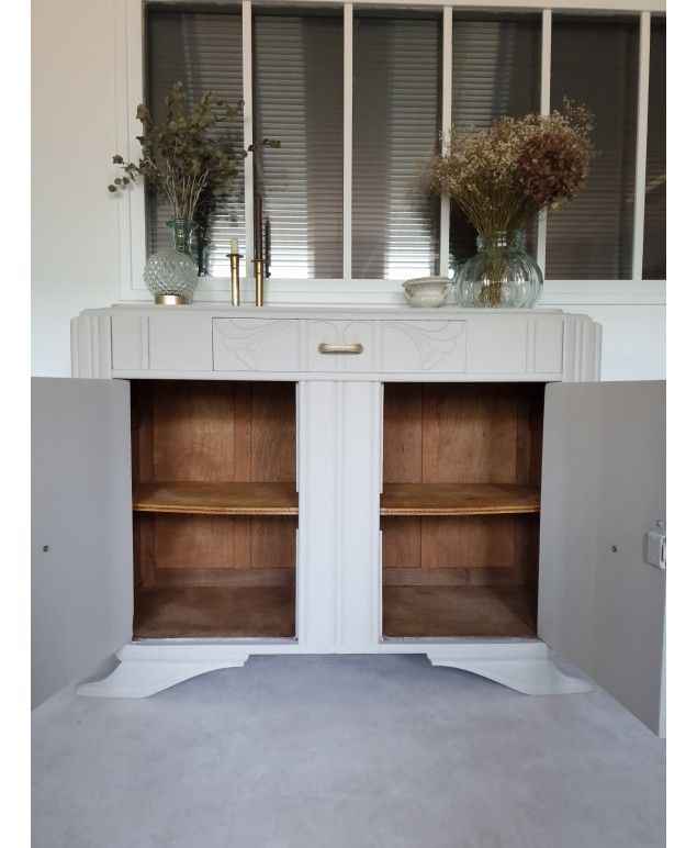 Buffet art-déco beige
