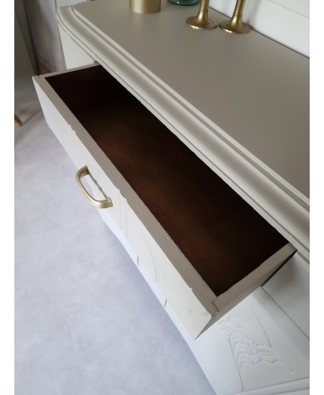 Buffet art-déco beige