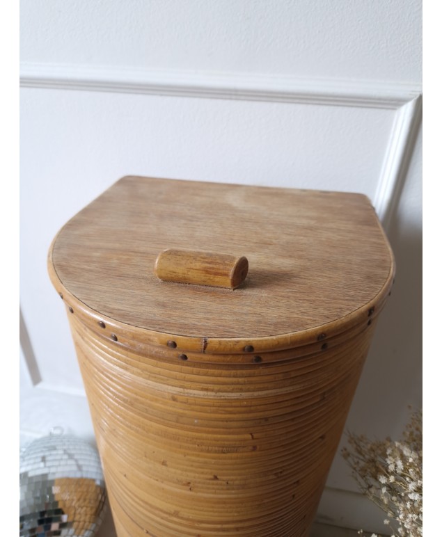 Huche à pain en rotin